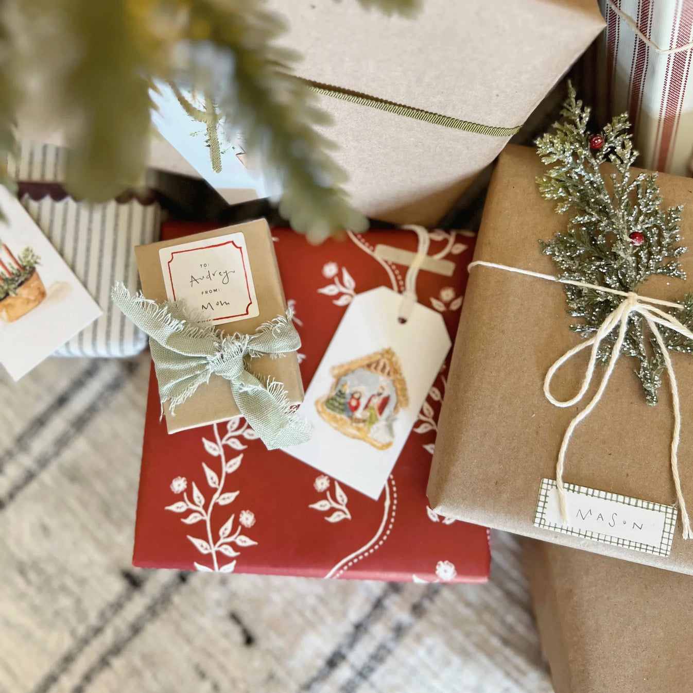 gift label sticker sheets – emily lex studio